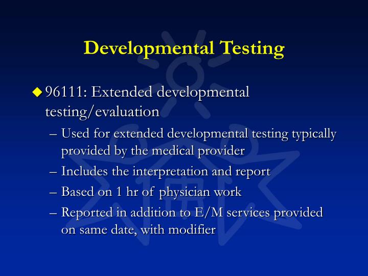PPT - Developmental Screening: Billing and Coding PowerPoint ...