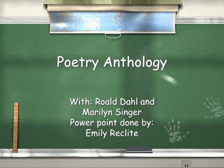 PPT - Poetry Anthology PowerPoint Presentation, free download - ID:255271