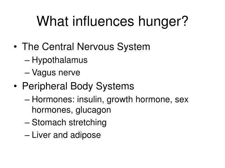 PPT - APPETITE VS. HUNGER PowerPoint Presentation - ID:256958