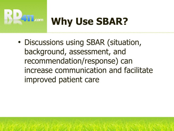 PPT - Communication Strategies for Health Care Facilities: Use of SBAR ...