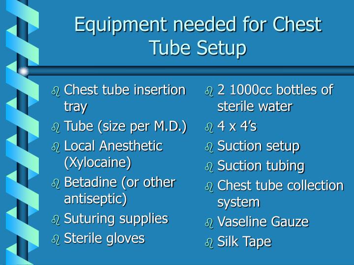 PPT - Chest Tubes PowerPoint Presentation - ID:259176