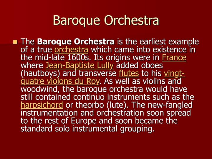 PPT - BAROQUE MUSIC PowerPoint Presentation - ID:259204