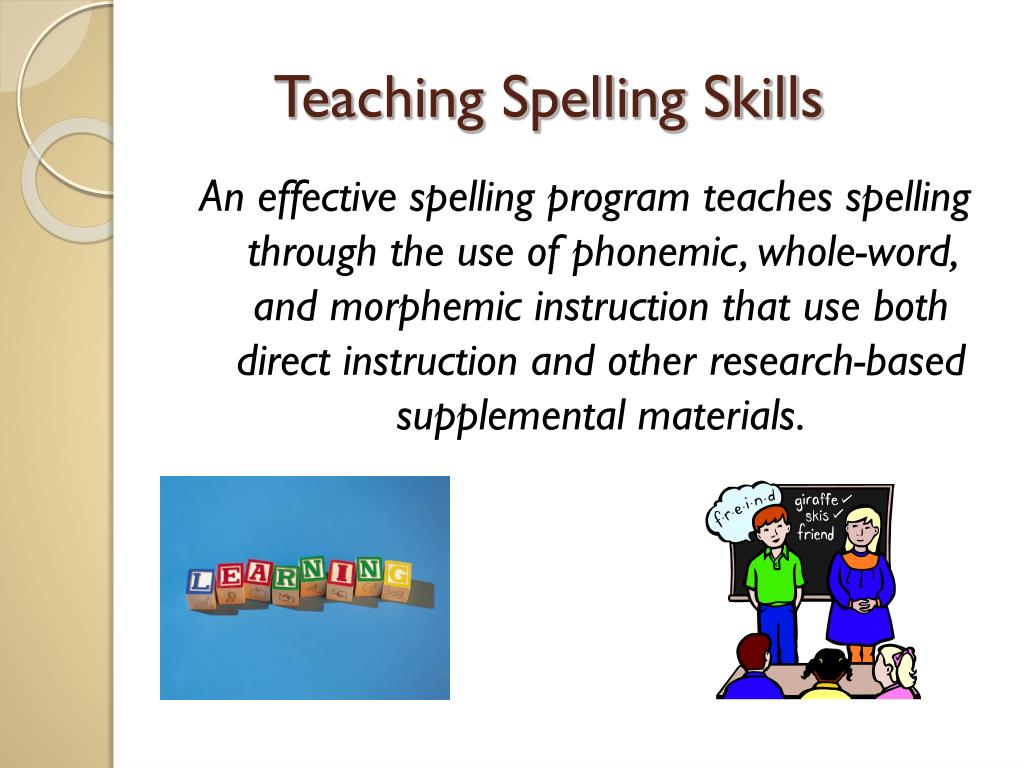 Ppt Assessing And Teaching Spelling Powerpoint Presentation Free