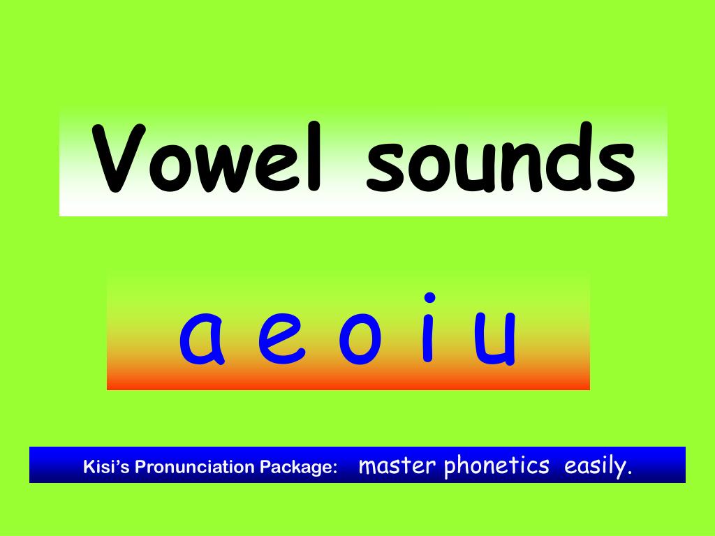 Ppt Vowel Sounds Powerpoint Presentation Id260409