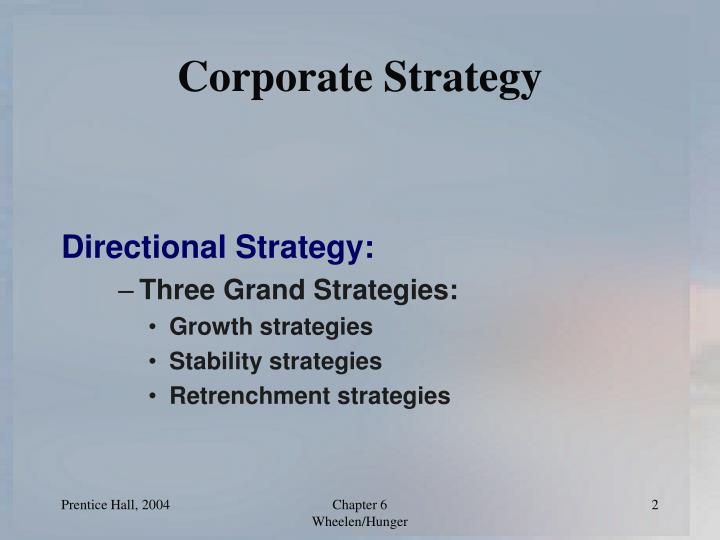 PPT - Corporate Directional Strategies PowerPoint Presentation - ID:260457