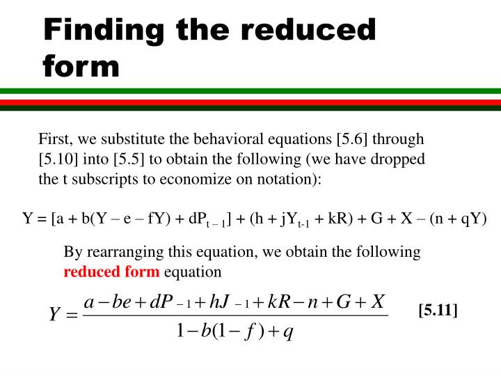 PPT - The large scale econometric models PowerPoint Presentation - ID ...