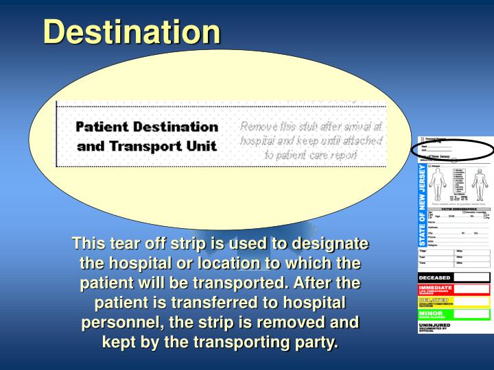 PPT - New Jersey Disaster Triage Tag PowerPoint Presentation - ID:262732
