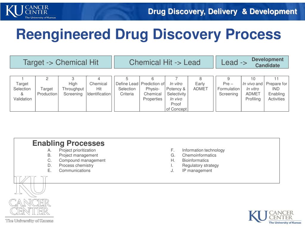 PPT - Drug Discovery, Delivery and Development at the University of ...