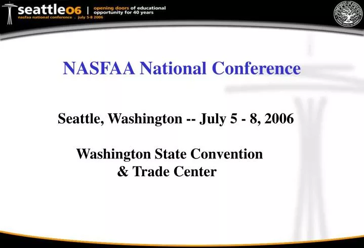 PPT - NASFAA National Conference PowerPoint Presentation, free download ...