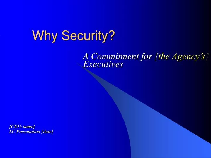PPT - Why Security? PowerPoint Presentation, free download - ID:263211