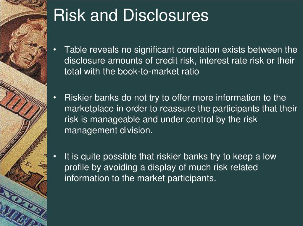 PPT - Risk Disclosure Policies: A cross-sectional analysis of the Greek ...
