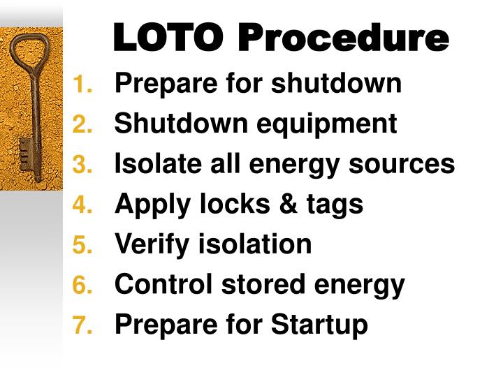 PPT - Lockout - Tagout PowerPoint Presentation - ID:263244