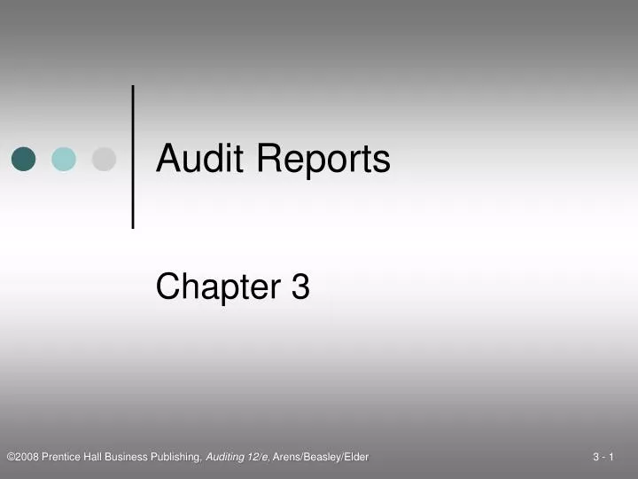 PPT - Audit Reports PowerPoint Presentation, free download - ID:263394