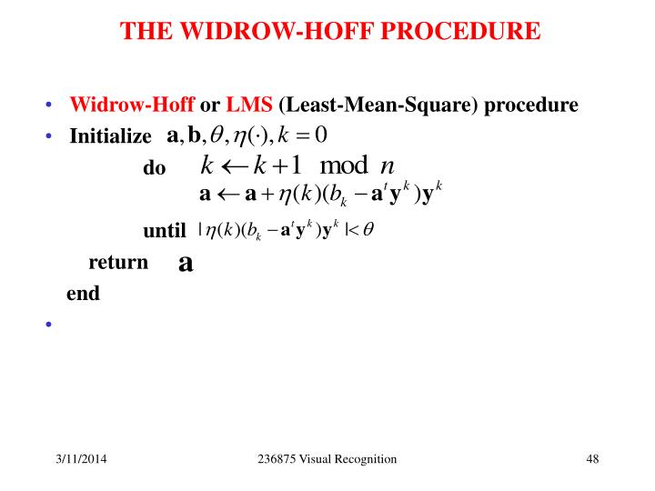 PPT - LINEAR DISCRIMINANT FUNCTIONS PowerPoint Presentation - ID:264710