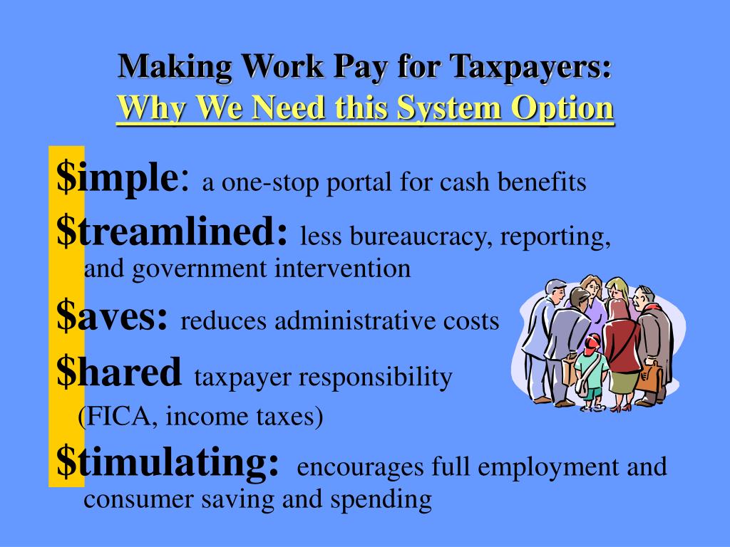 PPT - Making Work Pay: Eliminating Financial Disincentives to ...