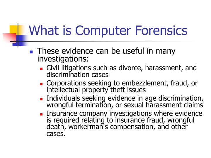 PPT - Computer Forensics PowerPoint Presentation - ID:26542