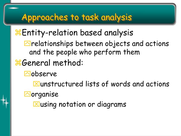 PPT - Task Analysis PowerPoint Presentation - ID:265560