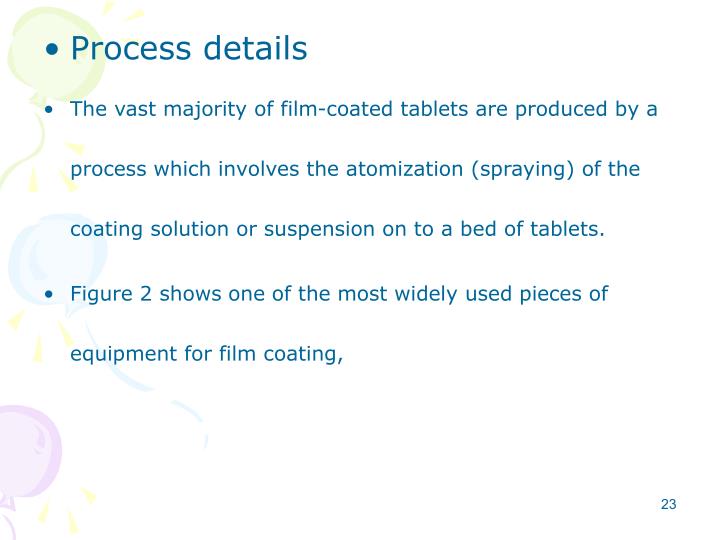 PPT - Coating of tablets & multiparticulates PowerPoint Presentation ...