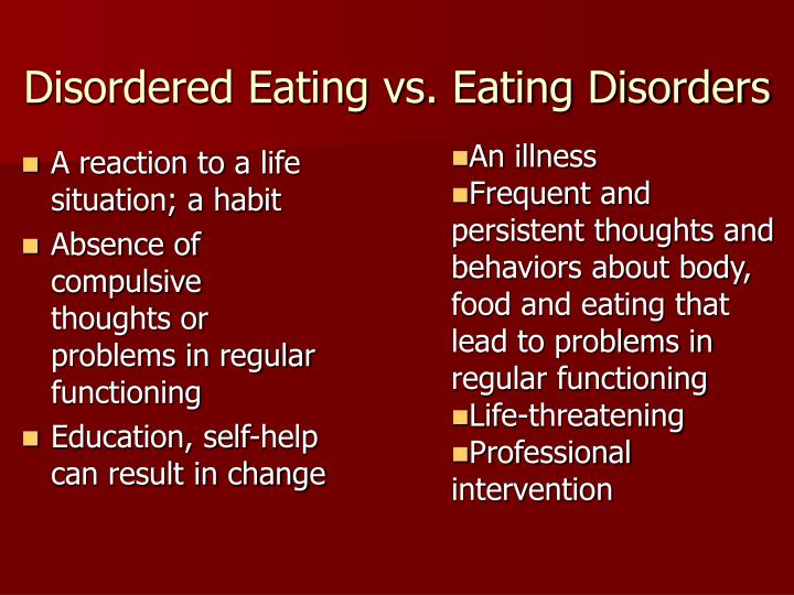 PPT - Eating Disorders Presentation PowerPoint Presentation - ID:266919