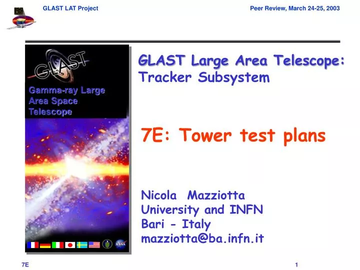 PPT - 7E: Tower test plans PowerPoint Presentation, free download - ID ...