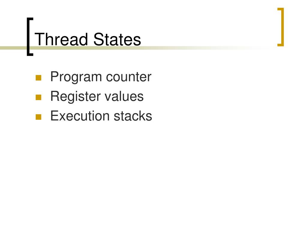 Ppt Concurrency Threads Address Spaces And Processes Powerpoint Presentation Id267280