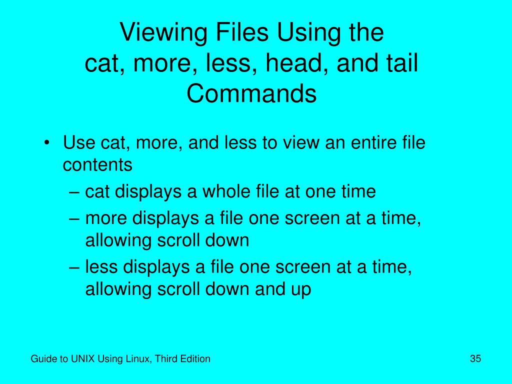 Ppt Guide To Unix Using Linux Third Edition Powerpoint Presentation Free Download Id267882 0128