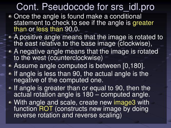 PPT - Understanding FFT- based algorithm to calculate image displacements with IDL programming ...