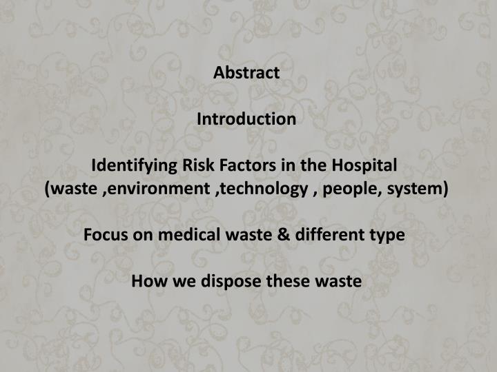PPT - Hospital Safety & Medical Waste Disposal PowerPoint Presentation ...