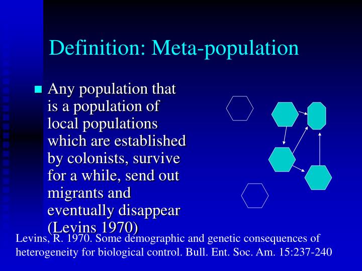PPT - Island Biogeography and Meta-population theory PowerPoint ...