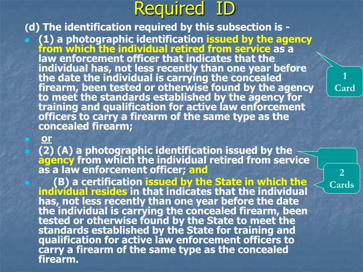 PPT - H.R. 218 (Law Enforcement Officers Safety Act of 2004) PowerPoint ...