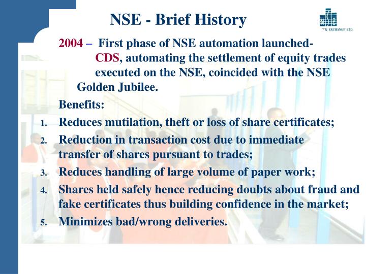 PPT - THE NAIROBI STOCK EXCHANGE Presentation to the National Defence ...