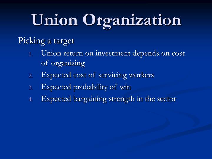 PPT - Union Organization PowerPoint Presentation, free download - ID:268569
