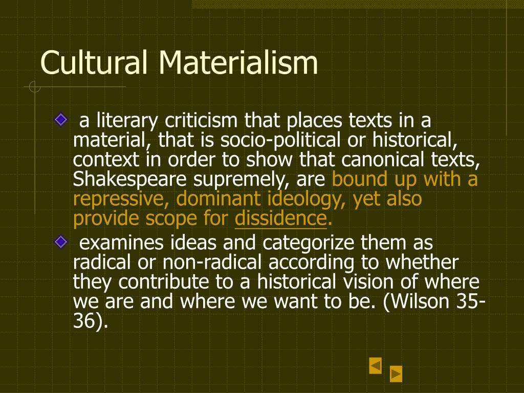 PPT - Literature and History (4): Cultural Materialism & PowerPoint ...