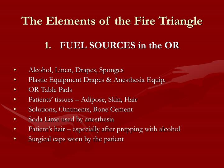 PPT - Operating Room Fire Safety PowerPoint Presentation - ID:269570