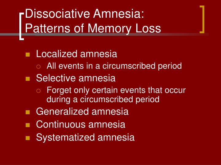 PPT - Dissociative Disorders PowerPoint Presentation - ID:269895
