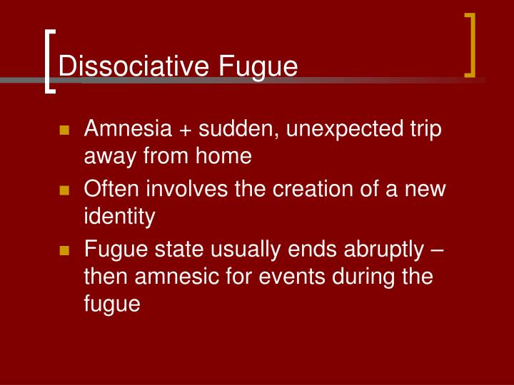 PPT - Dissociative Disorders PowerPoint Presentation - ID:269895
