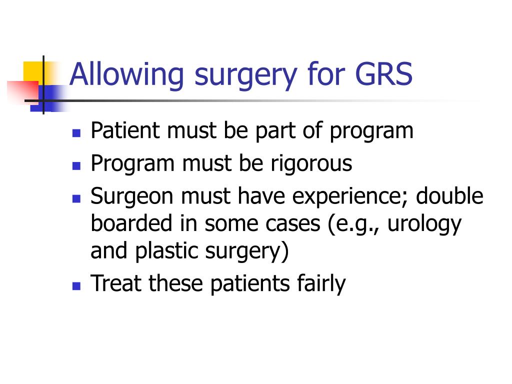 Ppt Gender Reassignment Surgery Powerpoint Presentation Free