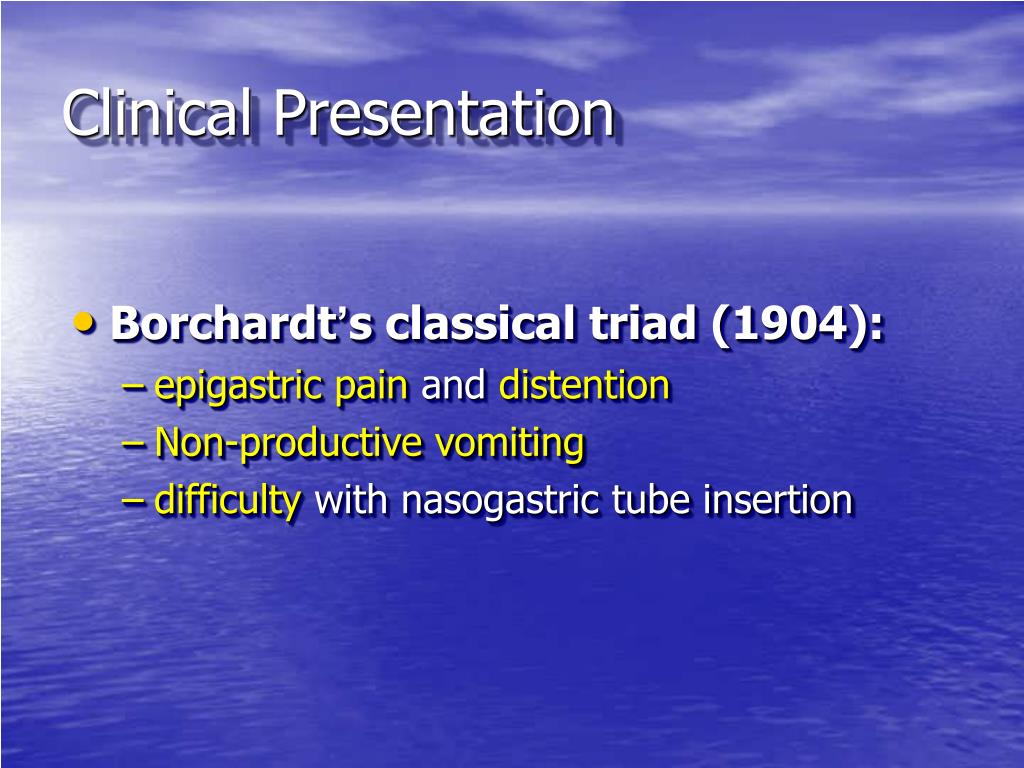 PPT - Joint Hospital Grand Round Management of Chronic Gastric Volvulus ...