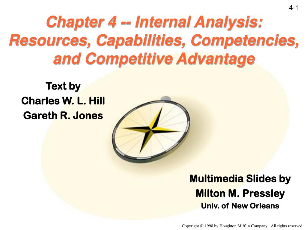 PPT - Chapter 4 -- Internal Analysis: Resources, Capabilities ... PPT - Chapter 4 -- Internal Analysis: Resources, Capabilities ...