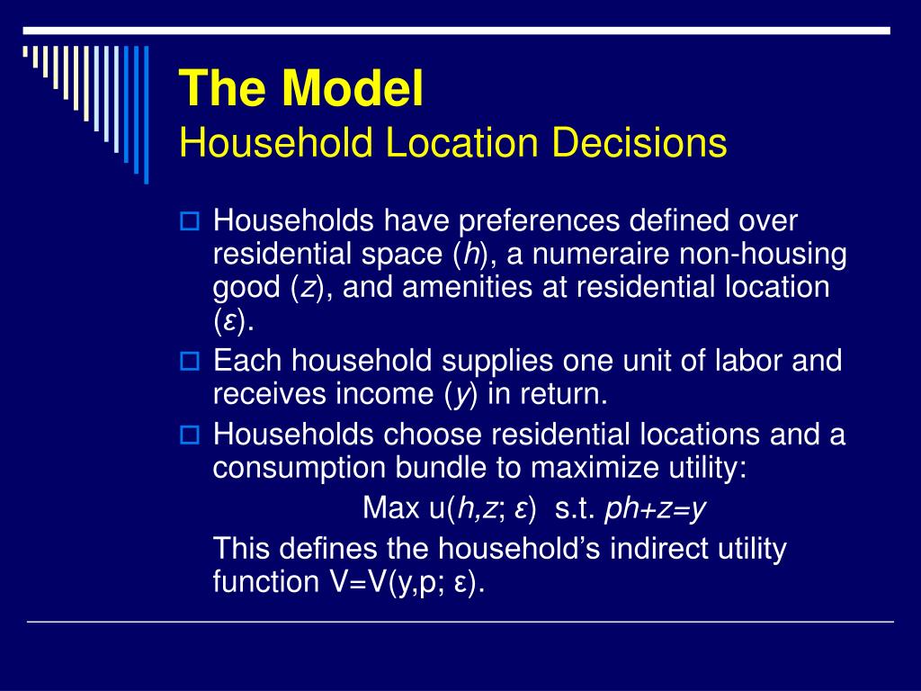 PPT - How Do Location Decisions of Firms and Households Affect Economic ...