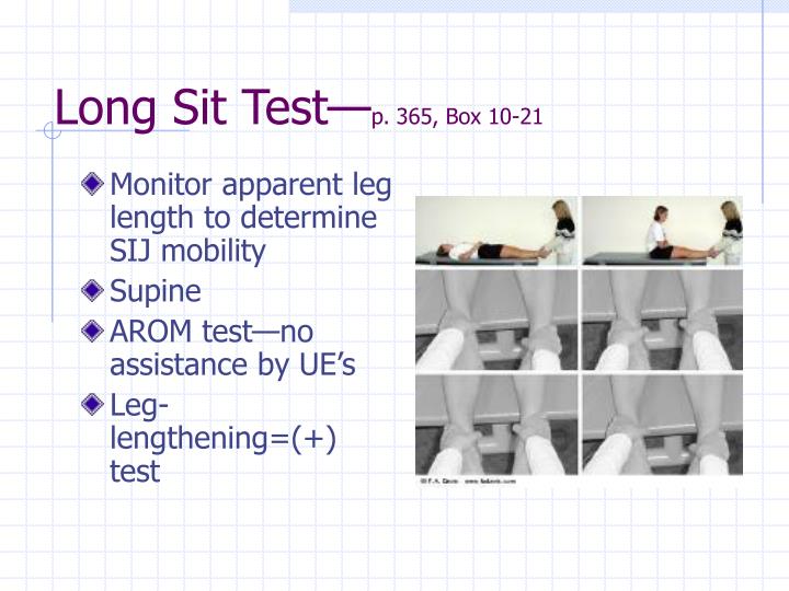 PPT - Sacroiliac Dysfunction PowerPoint Presentation - ID:270693