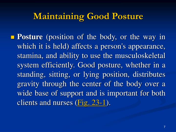 PPT - Fundamental Nursing Chapter 23 Body Mechanics, Positioning and ...