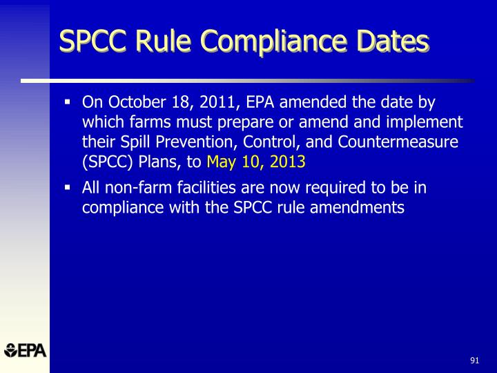 PPT - The SPCC Rule and Recent Amendments PowerPoint Presentation - ID ...