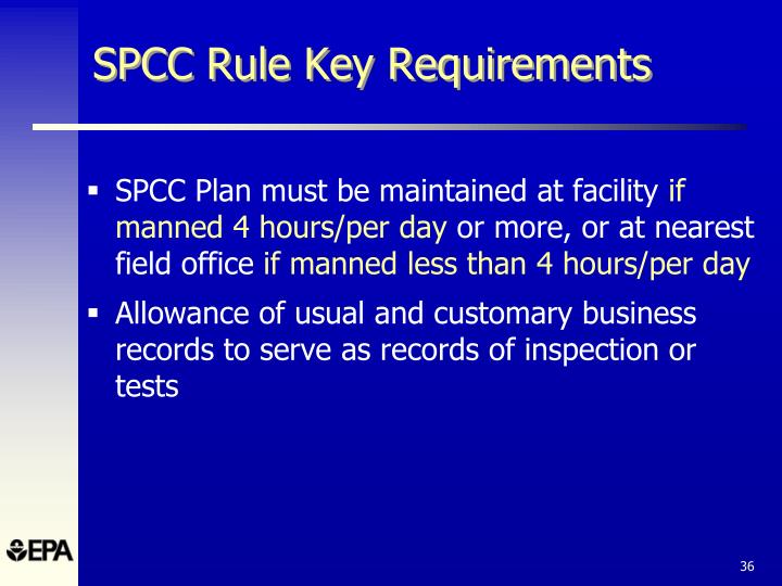 PPT - The SPCC Rule and Recent Amendments PowerPoint Presentation - ID ...