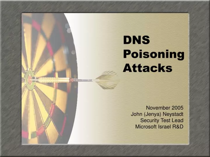 PPT - DNS Poisoning Attacks PowerPoint Presentation, free download - ID:272701