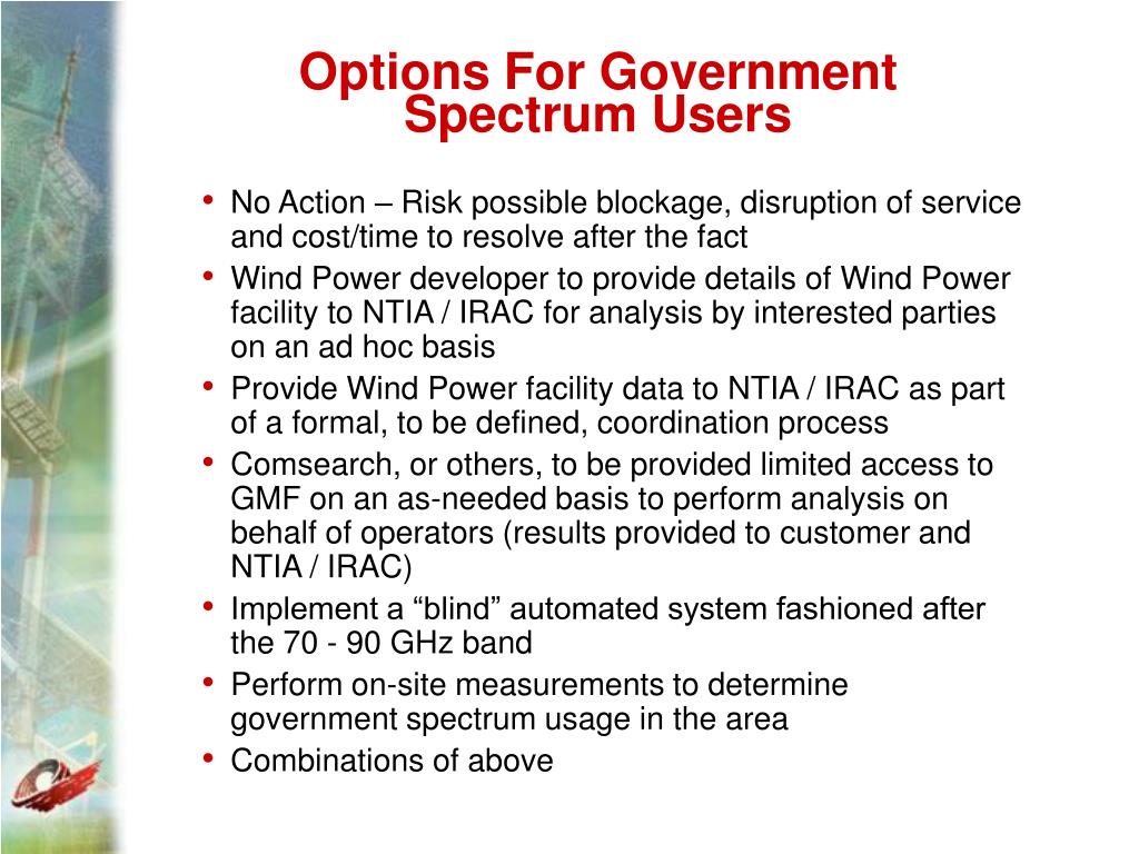 PPT - Telecommunications Issues for Wind Power Facilities ...