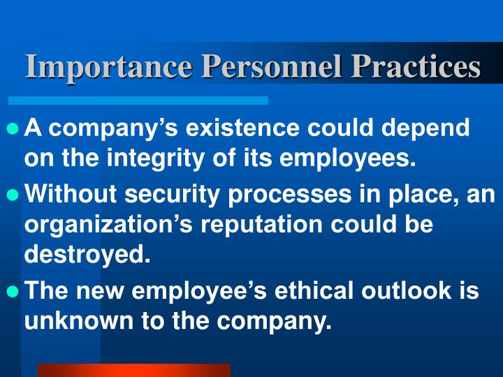 PPT - Personnel Security PowerPoint Presentation - ID:273878