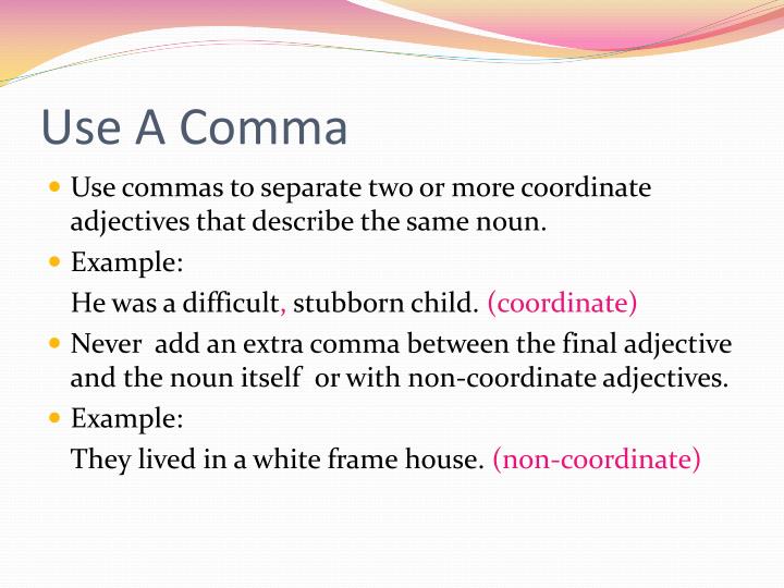 PPT - All About Commas PowerPoint Presentation - ID:273885