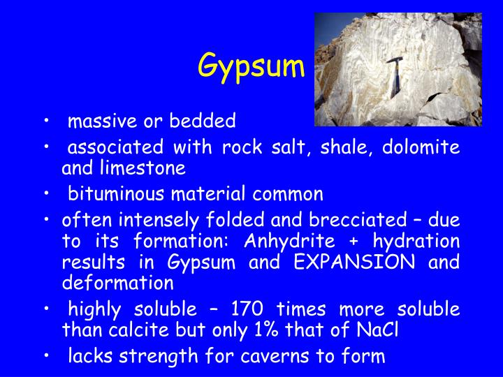 PPT - Chapter 5 Soluble rocks PowerPoint Presentation - ID:274253