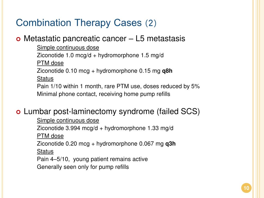 PPT - Use of the Personal Therapy Manager With Prialt ® (Ziconotide ...